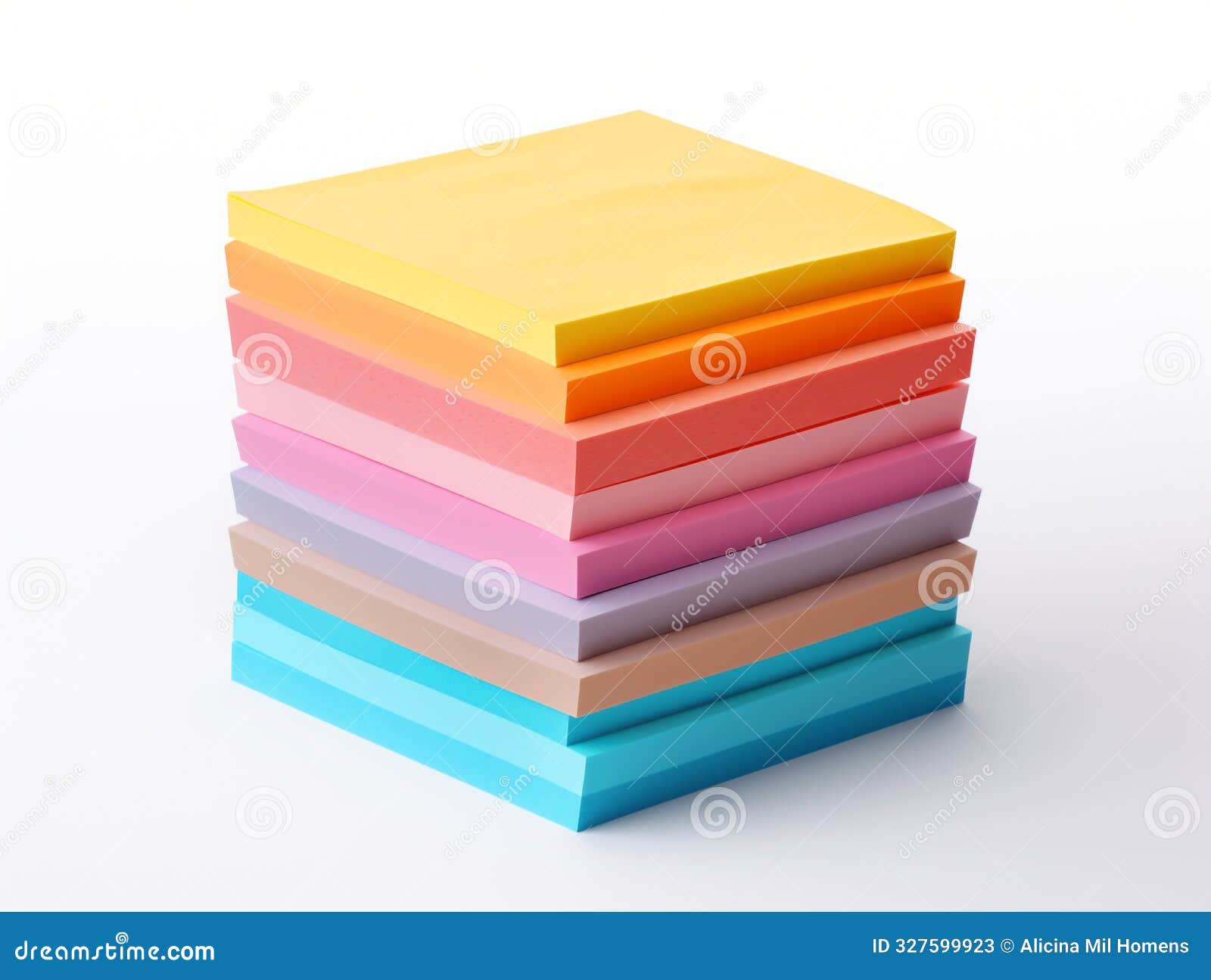 Stack of Colorful Sticky Notes Stock Illustration - Illustration of ... Stack of Colorful Sticky Notes Stock Illustration - Illustration of ...