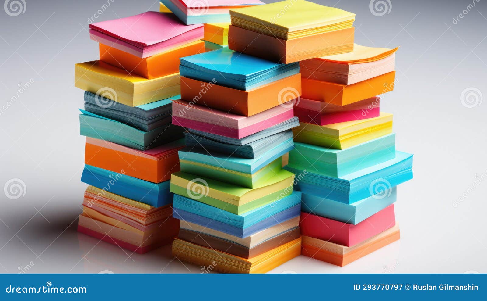 Stack of Colorful Sticky Notes Isolated on White Stock Image - Image of ... Stack of Colorful Sticky Notes Isolated on White Stock Image - Image of ...