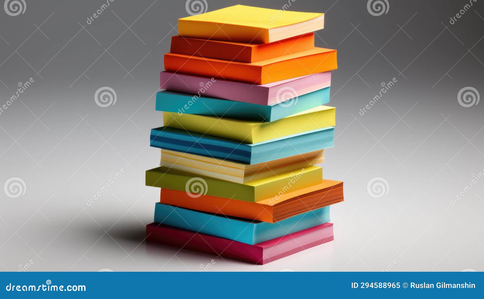 Stack of Colorful Sticky Notes Isolated on White Stock Illustration ... Stack of Colorful Sticky Notes Isolated on White Stock Illustration ...