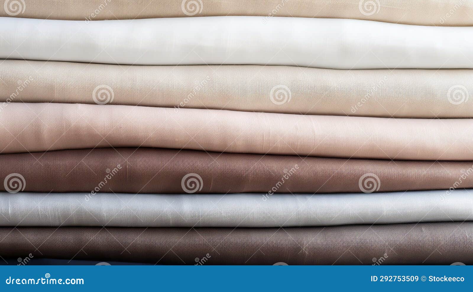 Pastel Linen Texture: a Stack of Brown, White, and Beige Linens Stock ...