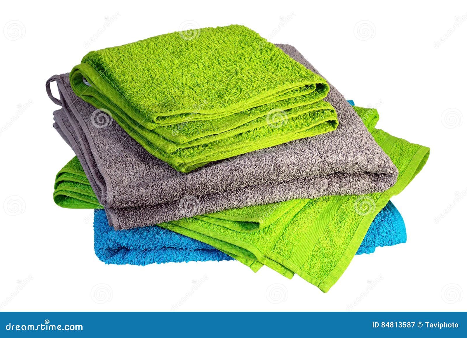 Stack of colorful towels stock image. Image of bathroom - 84813587