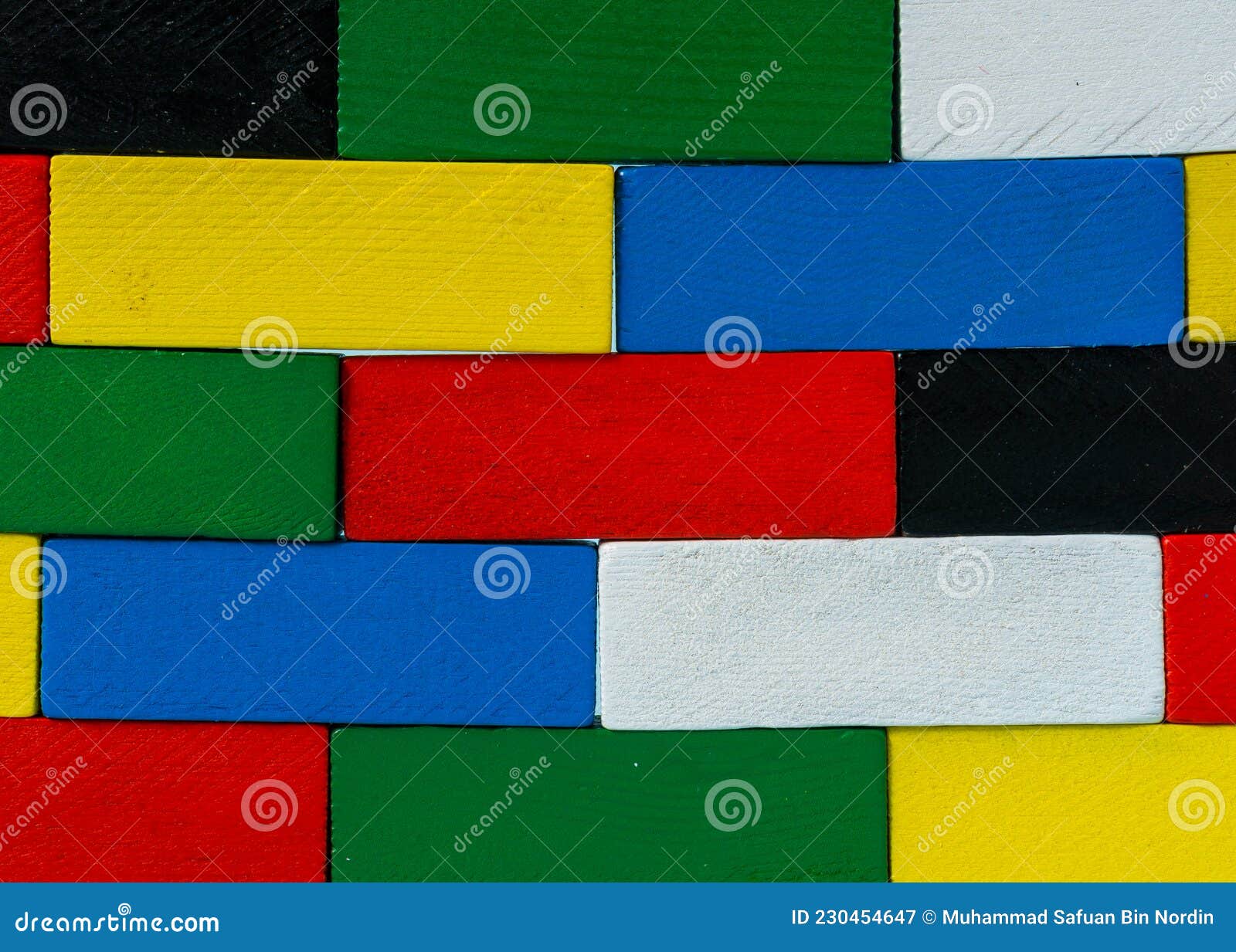 Stack of Colorful Wooden Cuboid Shape Perfect for Background Stock ...