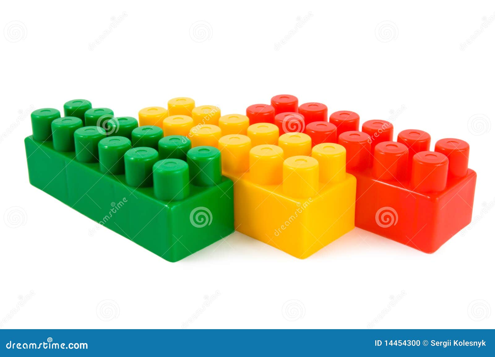 Stack of Colourful Building Blocks Isolated Stock Photo - Image of ...