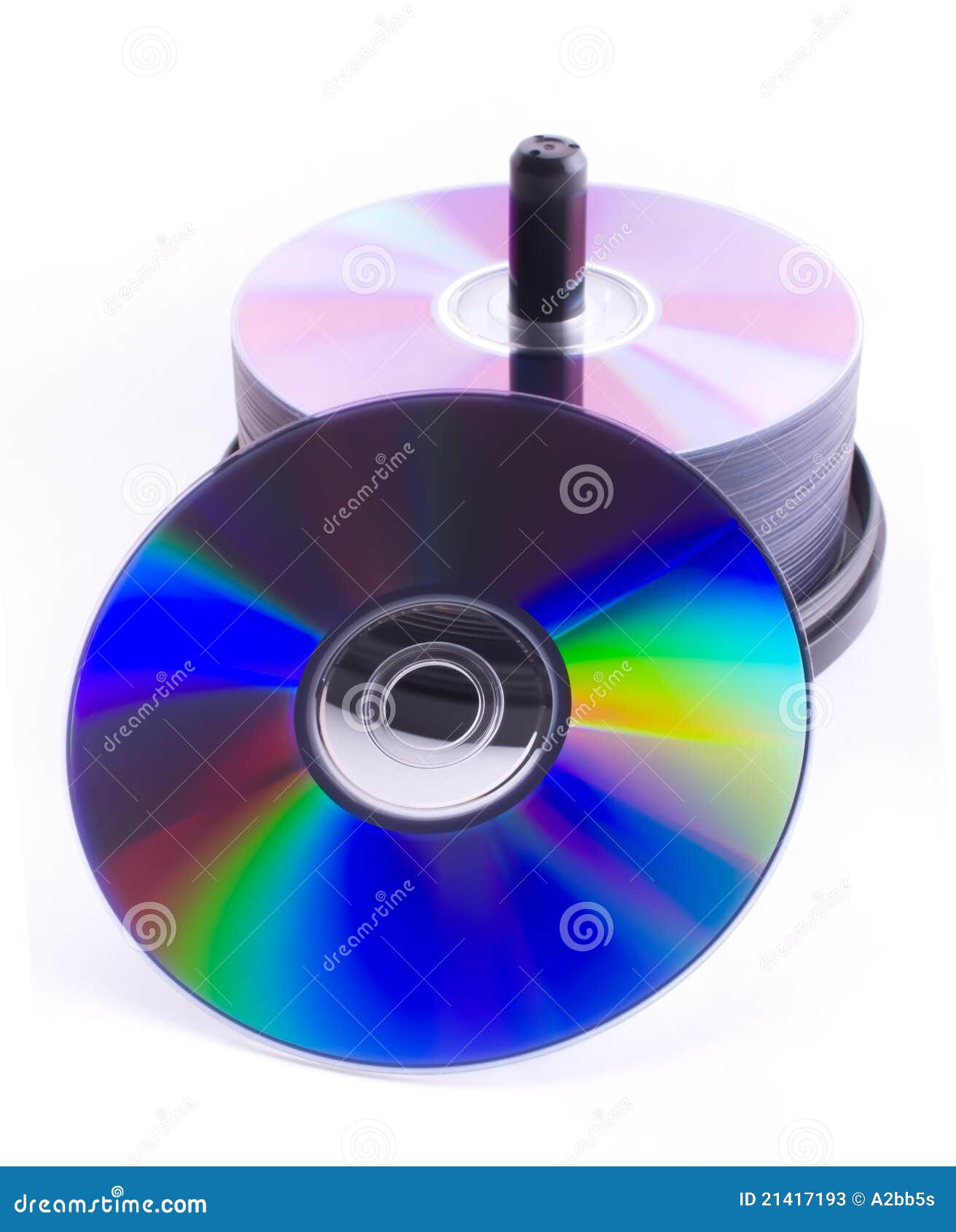 Stack compact discs stock image. Image of business, computer - 21417193