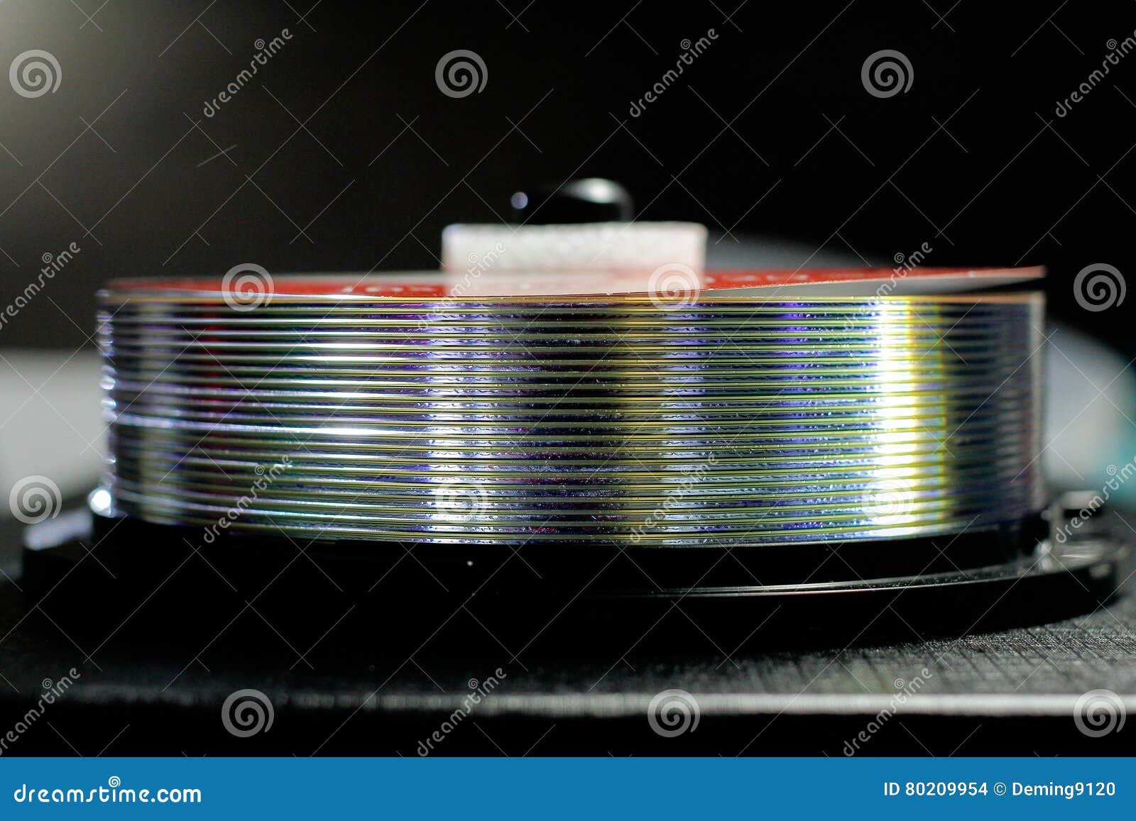 A Stack of Compact Discs stock photo. Image of reflective - 80209954