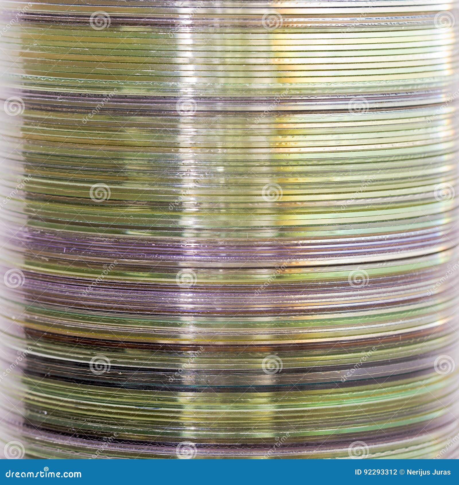 Stack of compact discs stock photo. Image of computer - 92293312