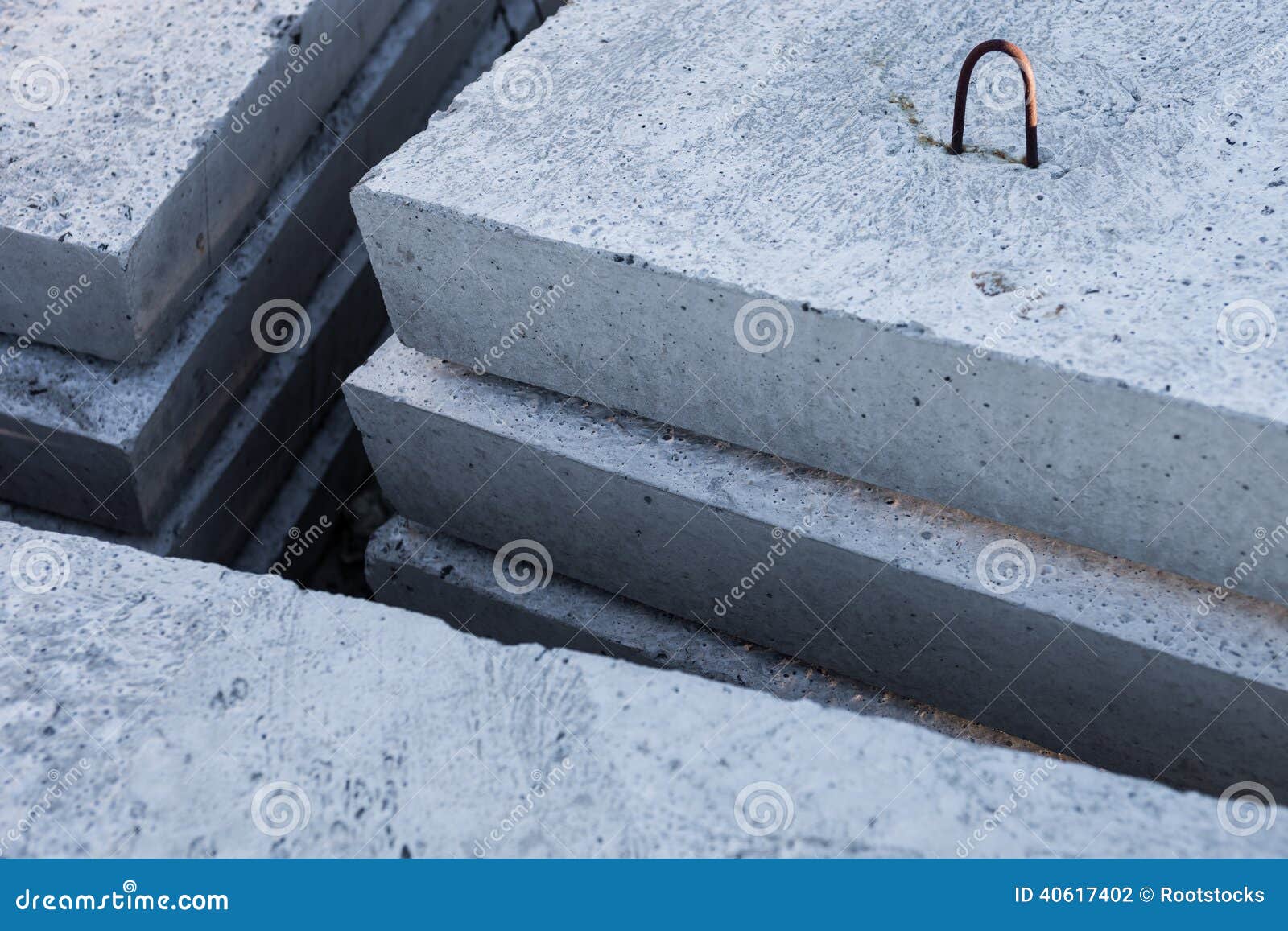 Stack of concrete blocks stock photo. Image of gray, background - 40617402