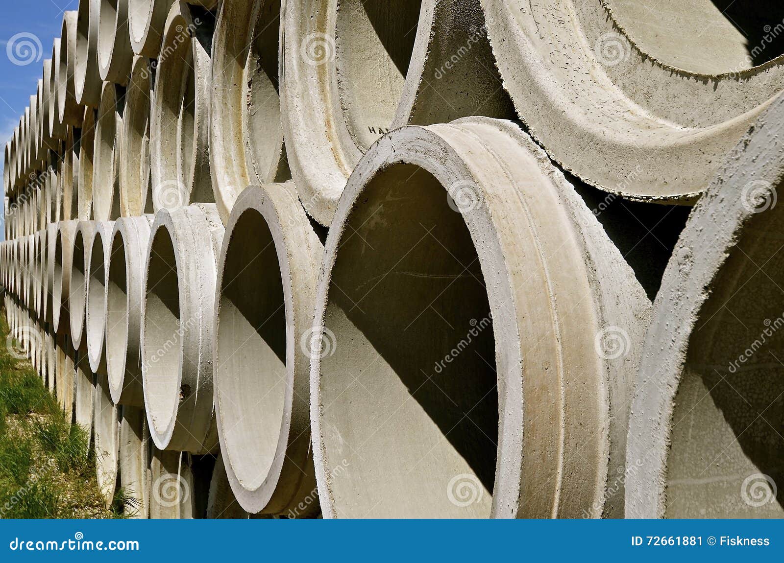 Stack Of Culverts Stock Photo | CartoonDealer.com #5460936