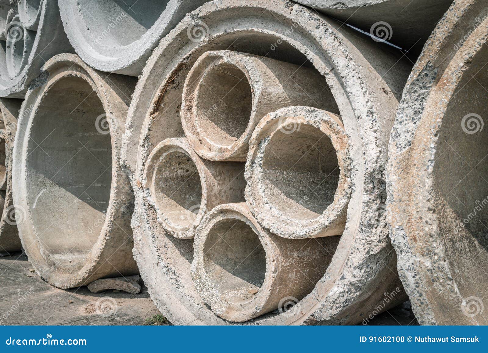 Stack Of Culverts Stock Photo | CartoonDealer.com #5460936