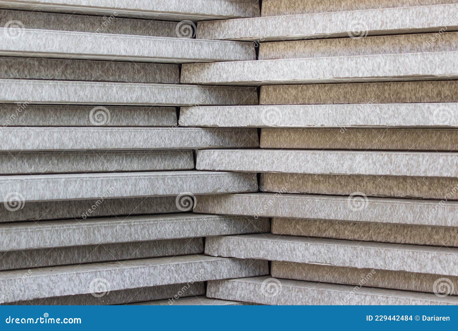 Stack of concrete layers stock photo. Image of building - 229442484