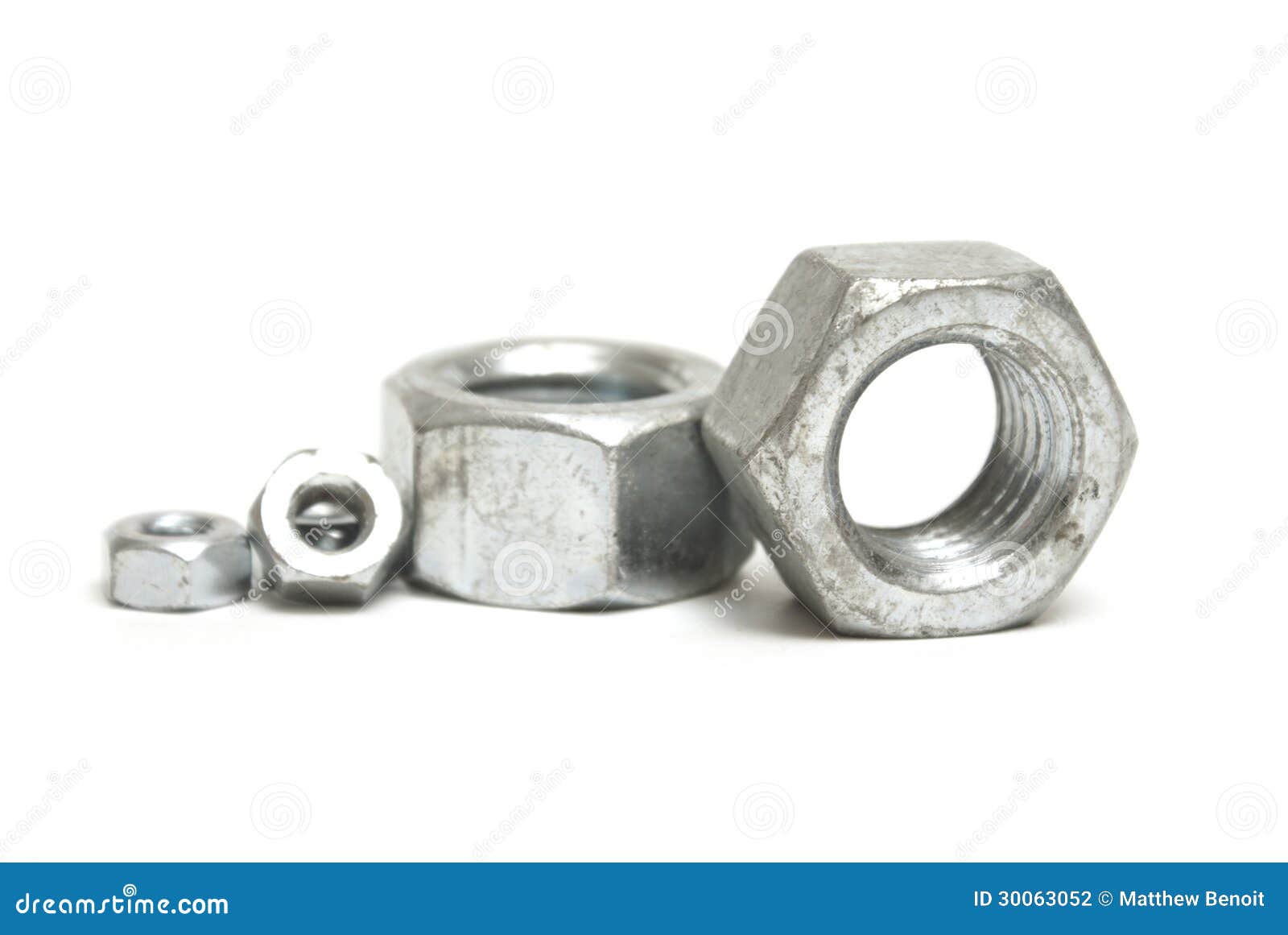 Stack of Nuts stock photo. Image of fastening, strong - 30063052