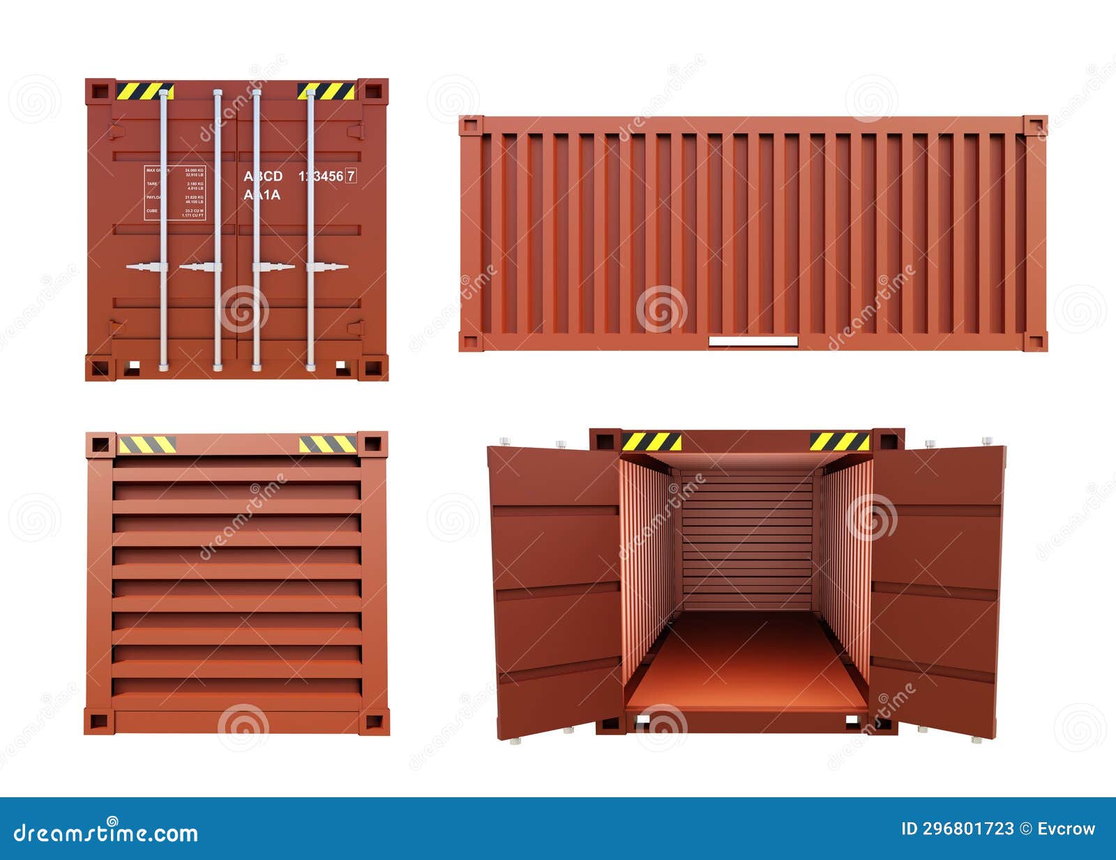 Stack of Containers Cargo Ship Import or Export Stock Image - Image of ...