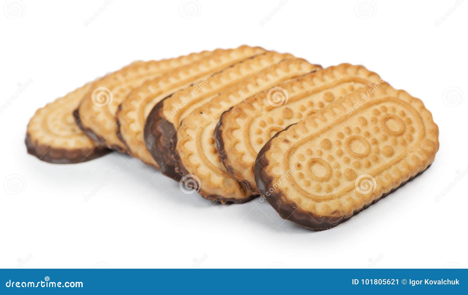 Stack of cookies stock image. Image of delicious, pastry - 101805621