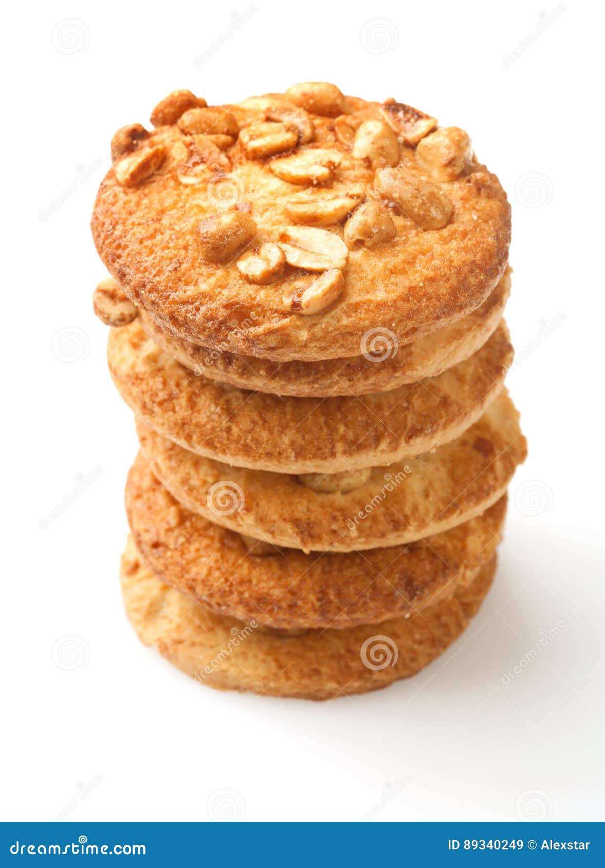 Stack of cookies stock image. Image of baked, background - 89340249