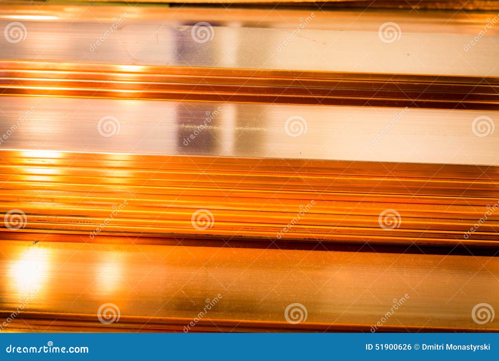 Stack of Copper Sheets. Copper Stock Photo - Image of metal, copper ...