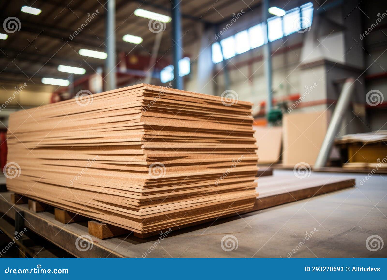 A Stack of Cork Panels in a Factory Stock Image - Image of panels, cork ...