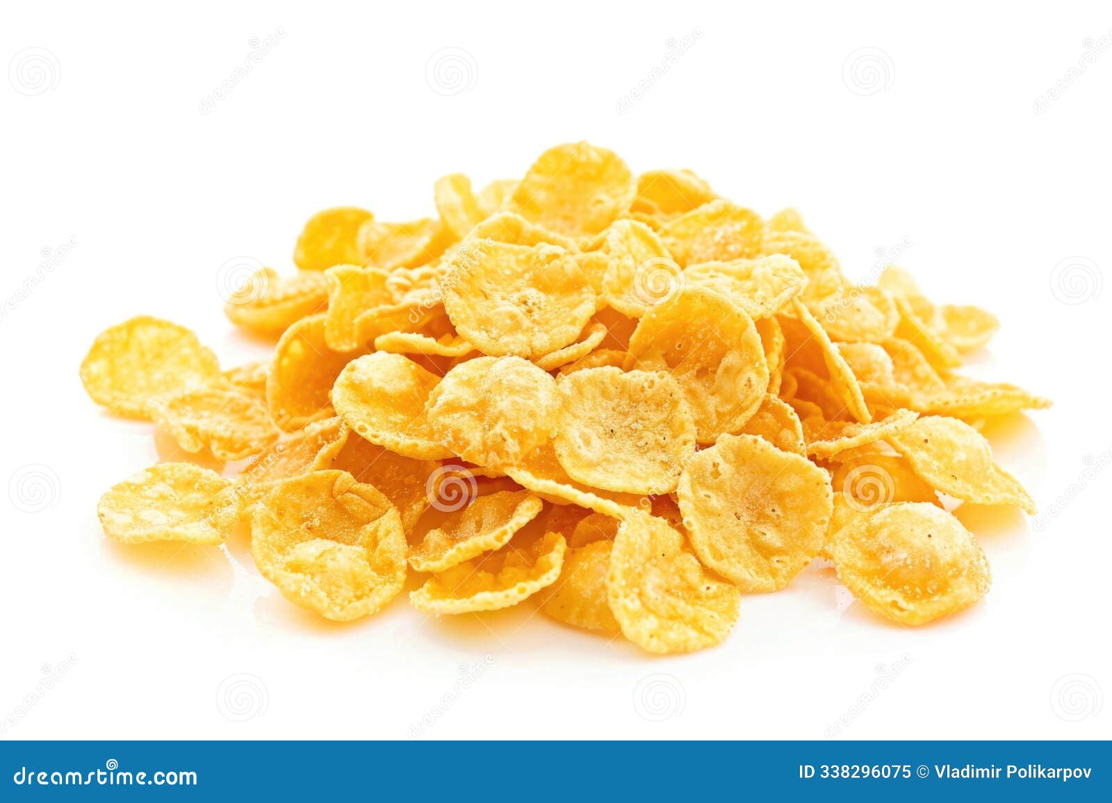 A Stack of Corn Flakes Cereal Boxes on a White Background, Great for ...