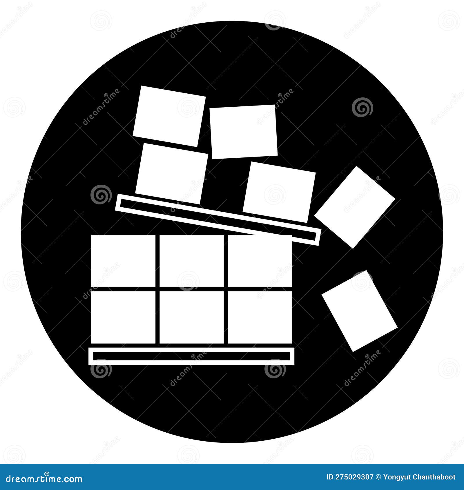 Stack Correctly Symbol Sign, Vector Illustration, Isolate on White ...