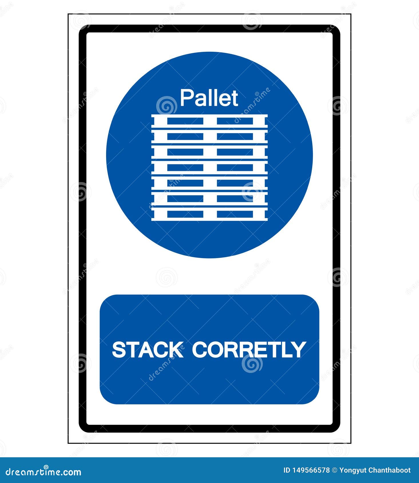 Stack Corretly Symbol Sign, Vector Illustration, Isolate On White ...
