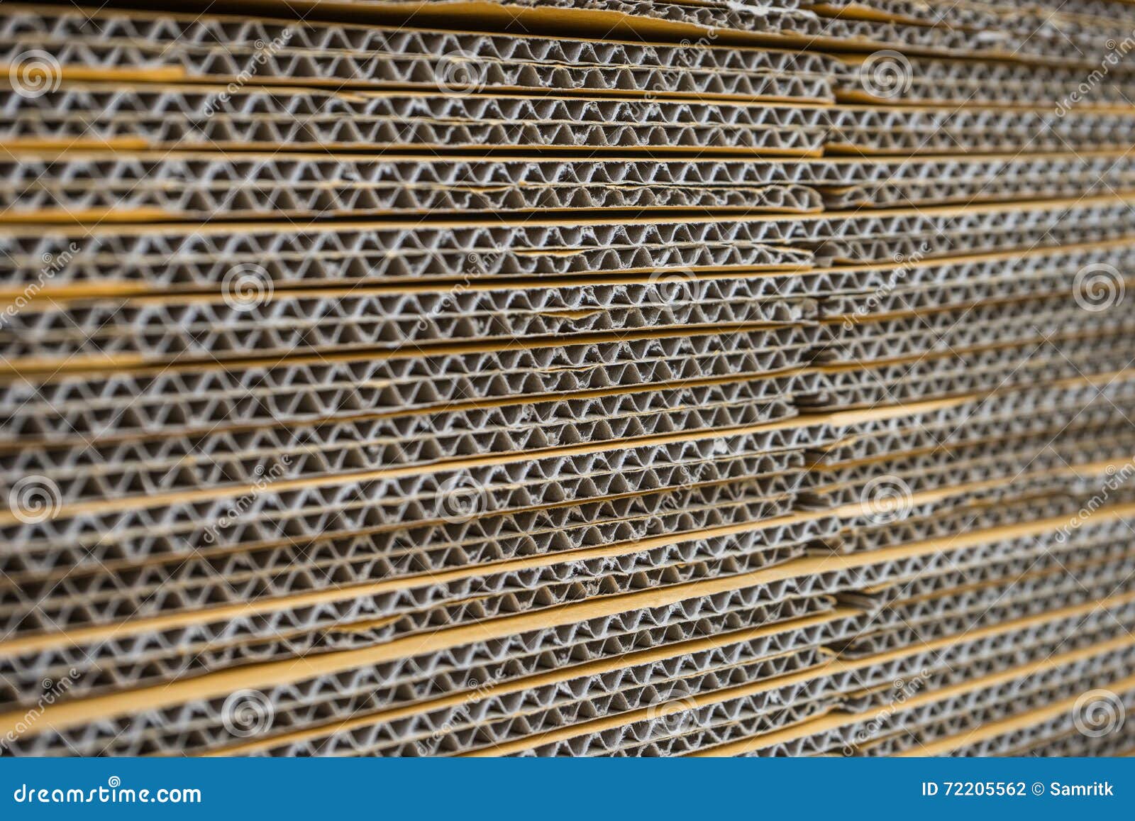 Stack Of Flattened Cardboard Box Stock Photo | CartoonDealer.com #123952812