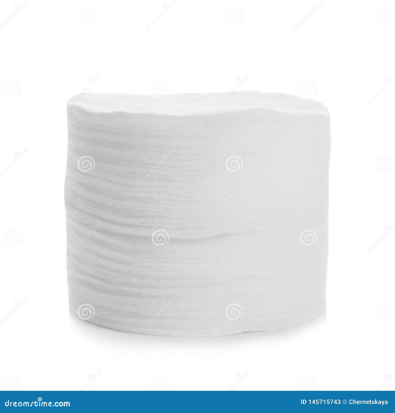 Stack of Cotton Pads Isolated Stock Image - Image of pads, facial ...