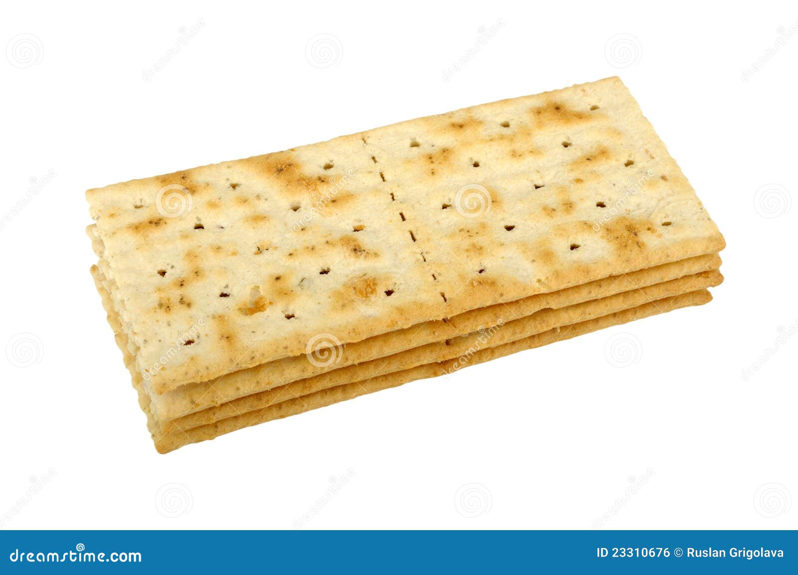 Stack of crackers stock photo. Image of food, object - 23310676