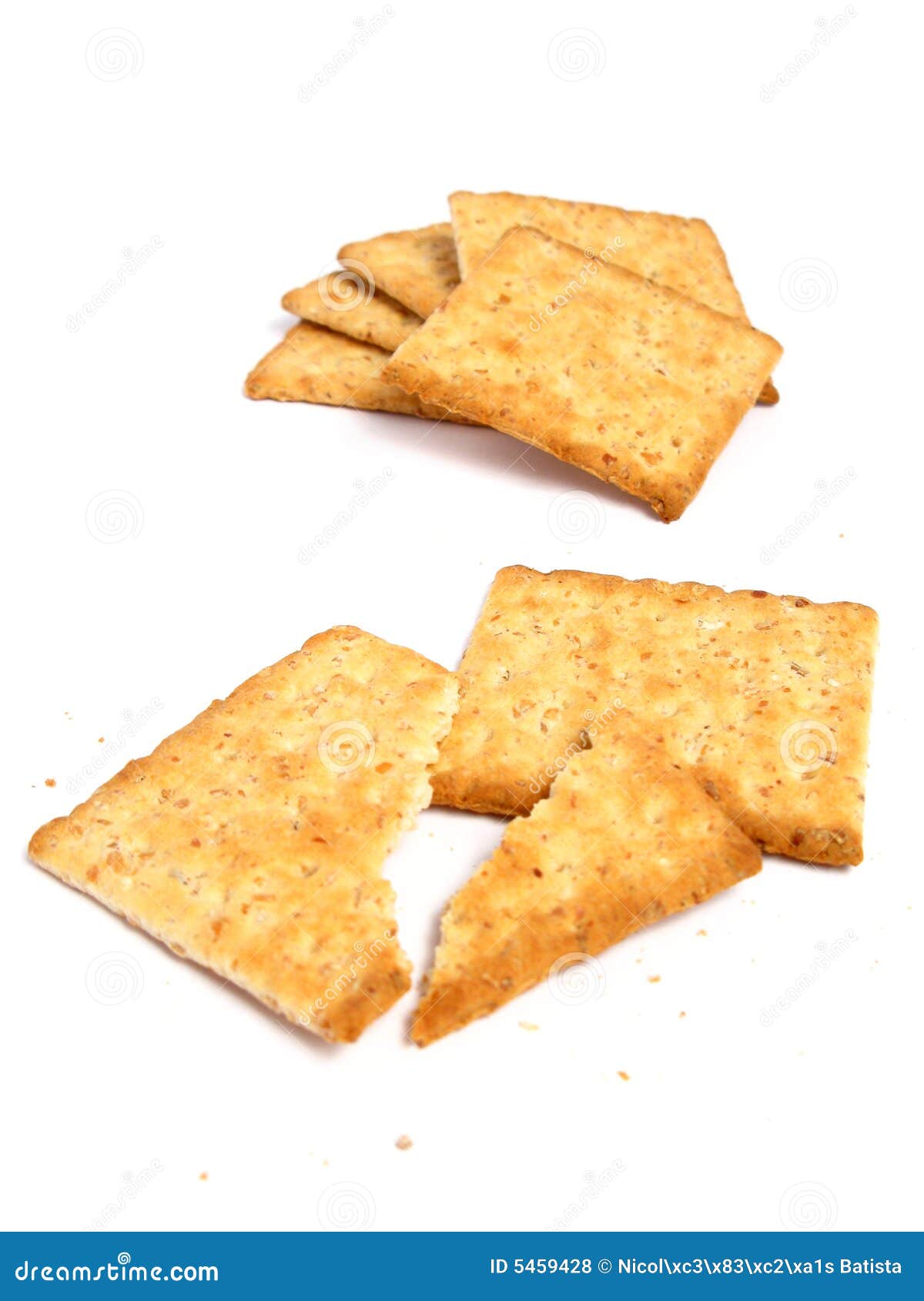 Stack of crackers stock photo. Image of crispy, crimp - 5459428