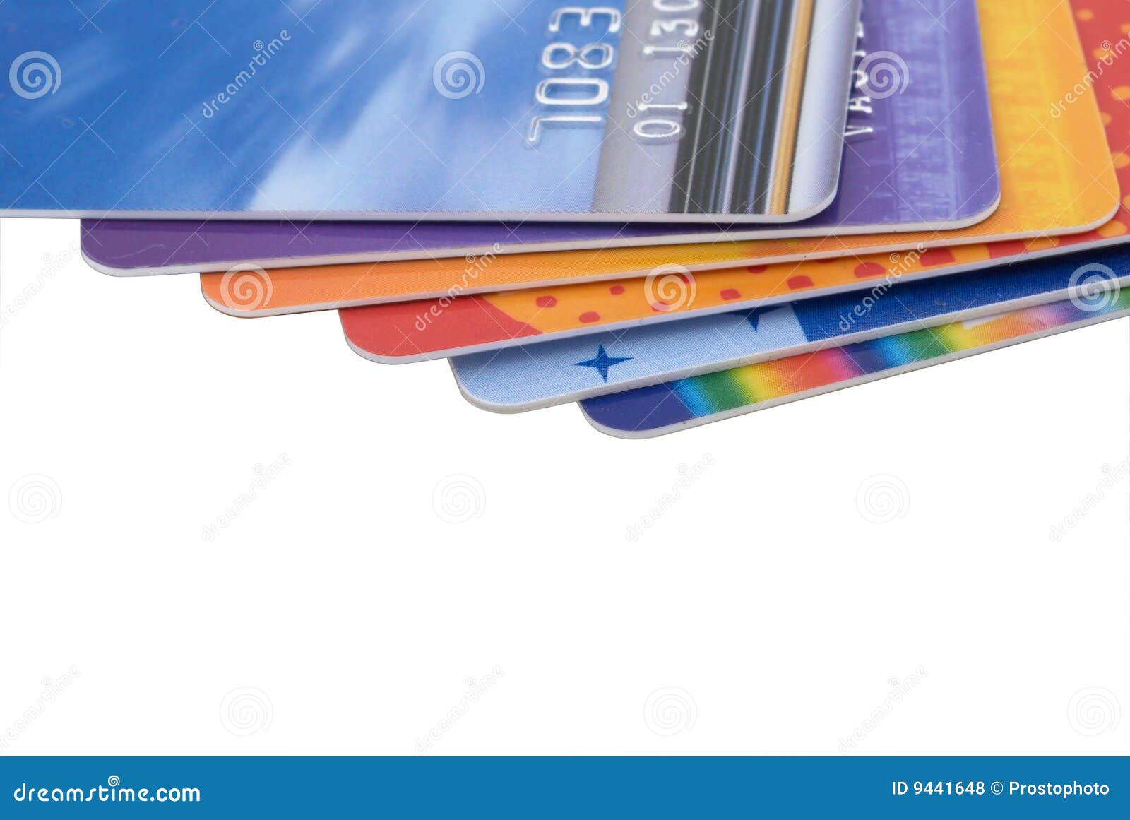 Stack of Credit Cards stock photo. Image of debt, banking - 9441648