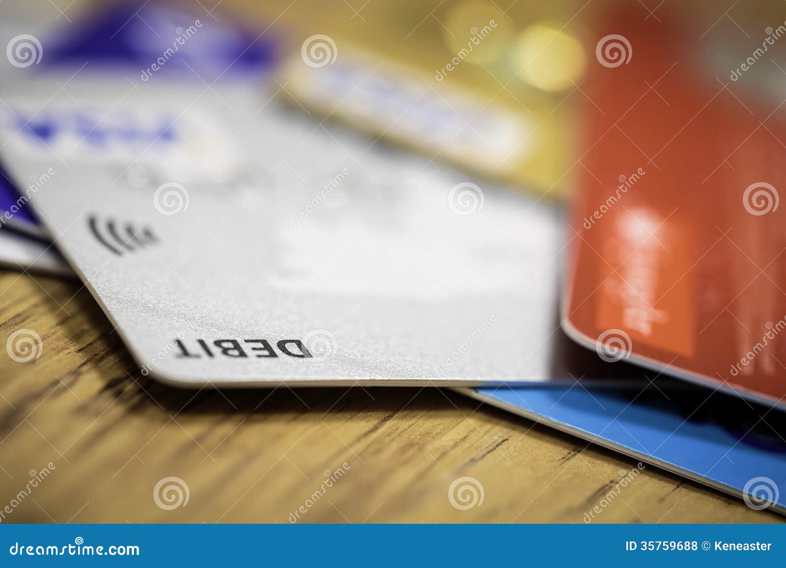 Stack of Credit Cards Debt, Loan or Purchase Concept Stock Photo ...