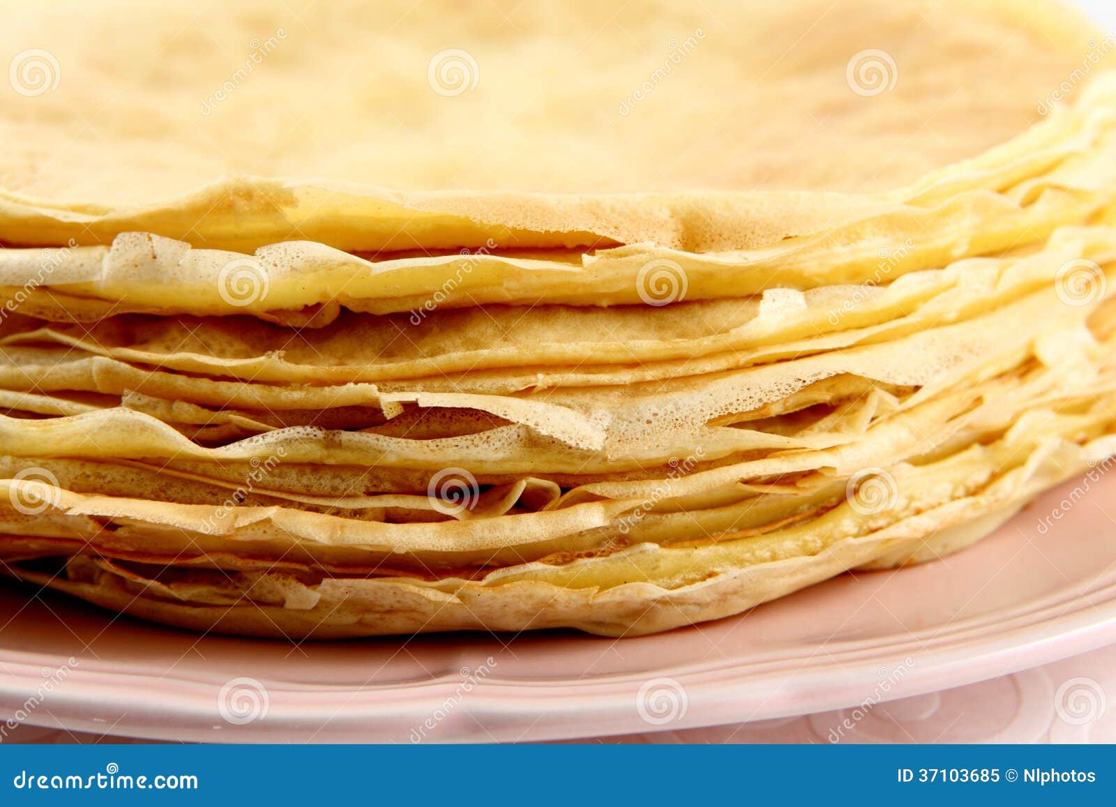 Stack of crepe stock image. Image of meal, gastronomy - 37103685