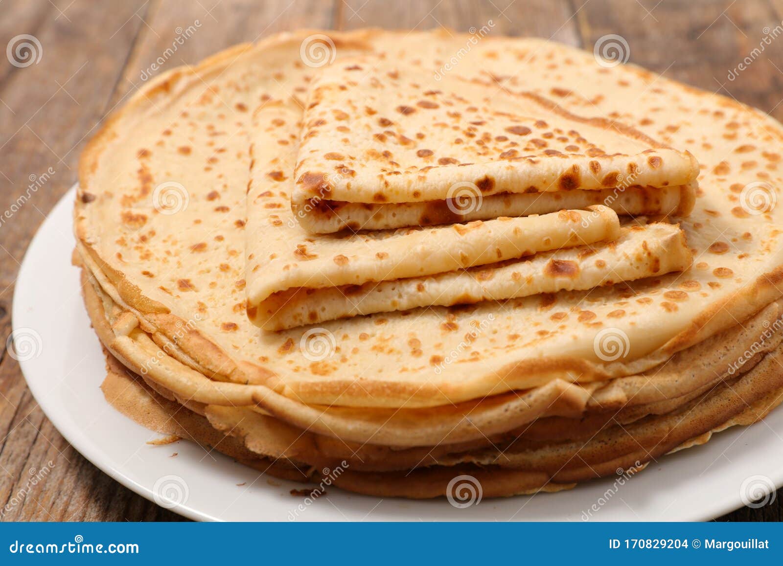 Stack of crepe stock photo. Image of cake, background - 170829204