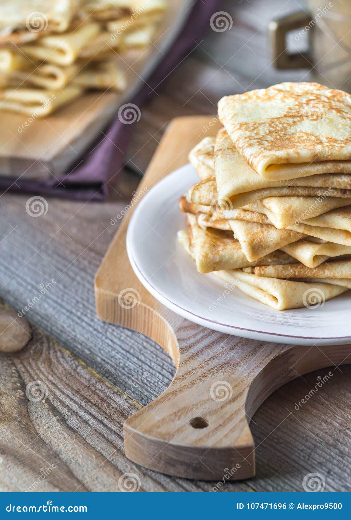 Stack Crepes Plate Stock Photos - Download 8,262 Royalty Free Photos