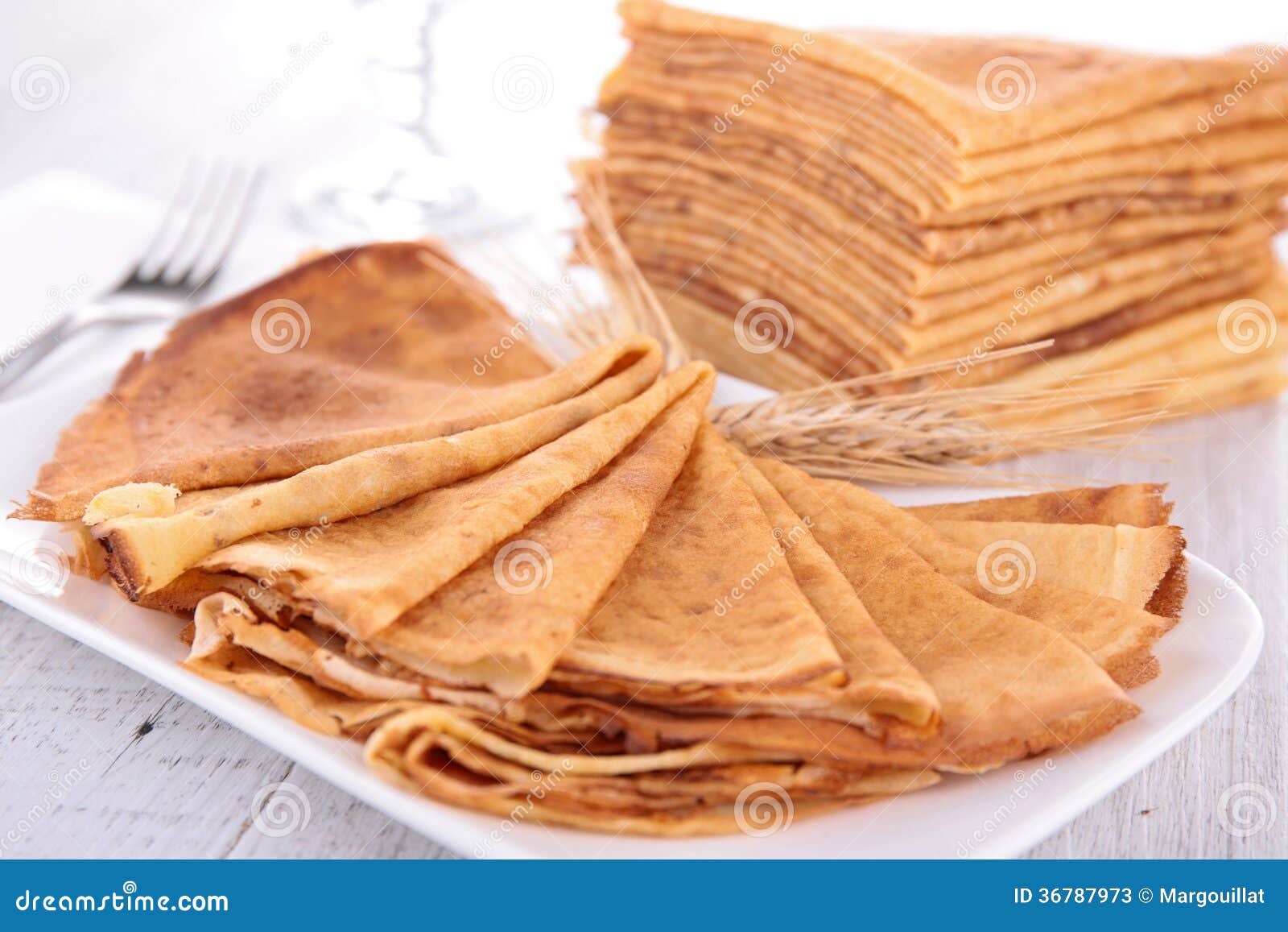 Stack of crepes stock image. Image of crepe, baked, meal - 36787973