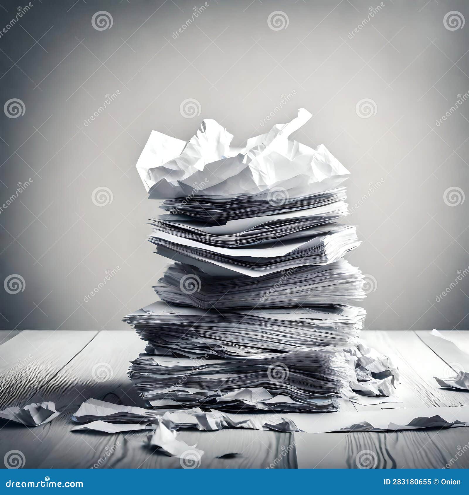 A Stack Of Printouts With Graphs And Charts Royalty-Free Stock Photo ...