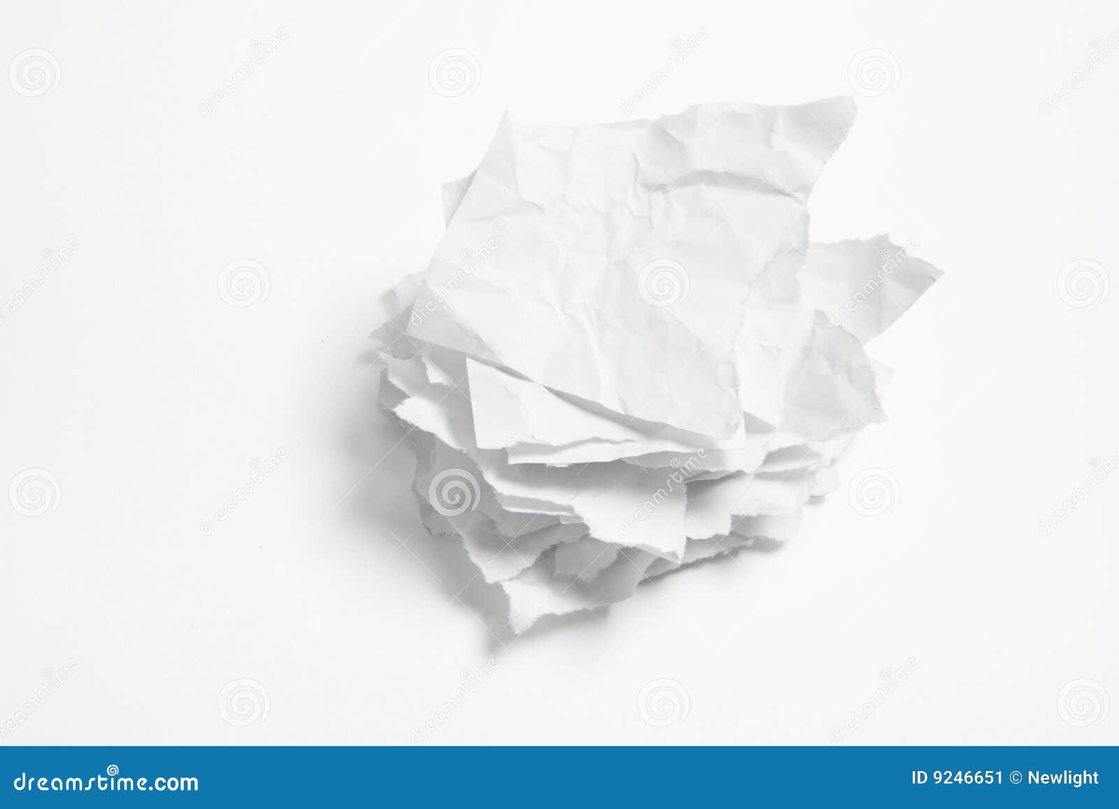 Stack of Crumpled Papers stock image. Image of trash, stack - 9246651