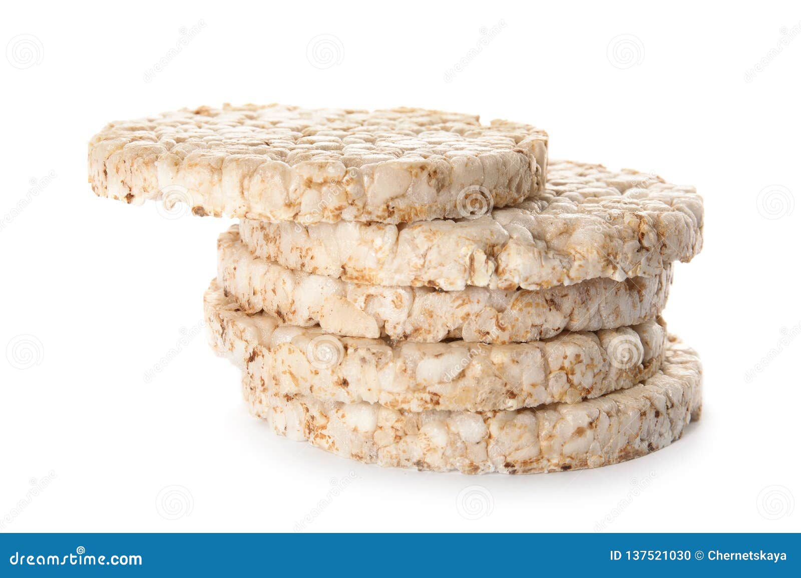 Stack of Crunchy Rice Cakes Stock Photo - Image of food, cakes: 137521030