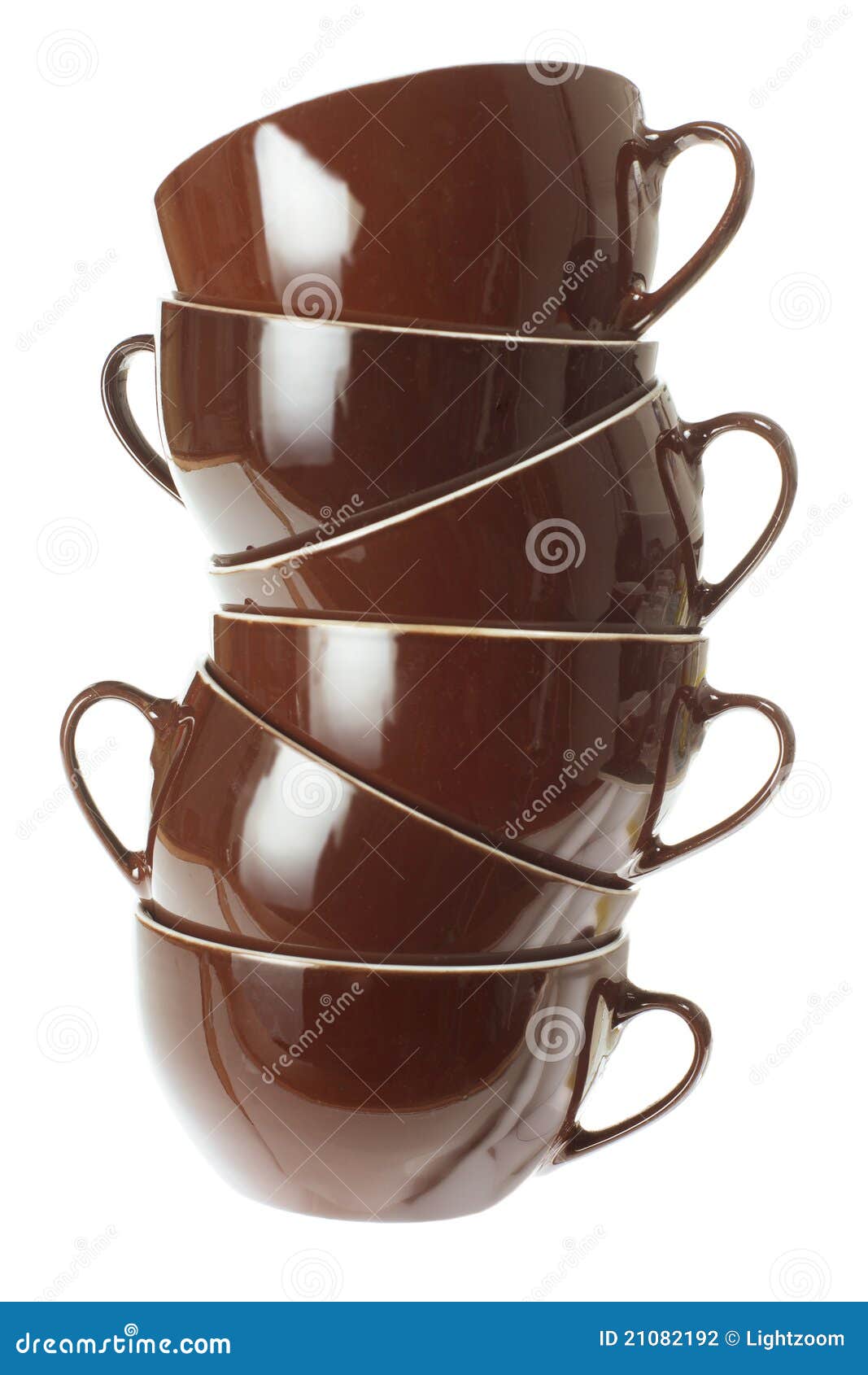 Stack of Cups stock photo. Image of pile, cafe, tableware - 21082192