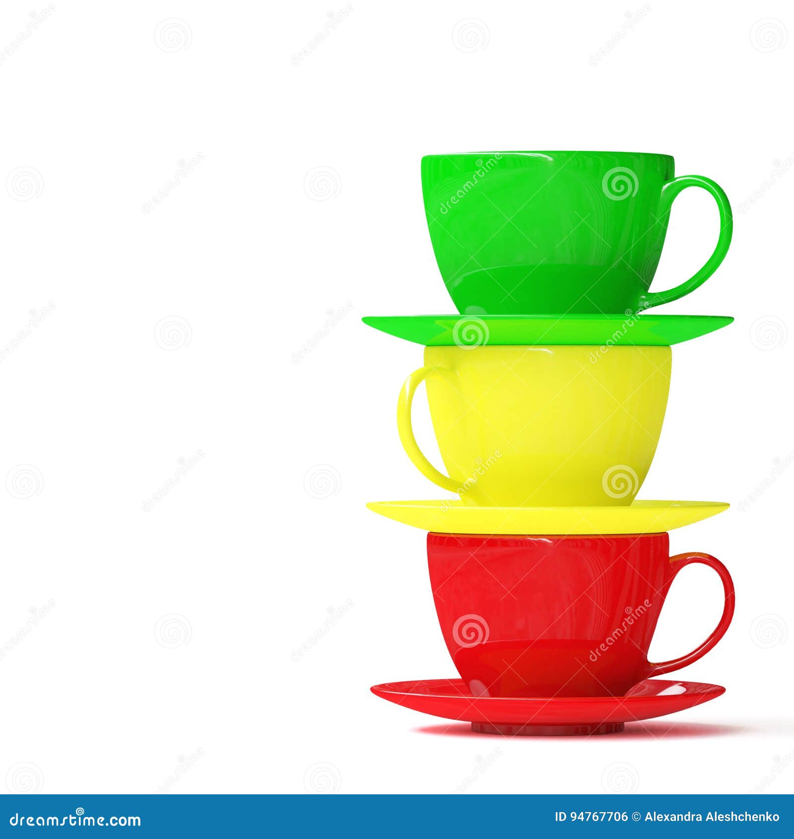 Stack of cups stock illustration. Illustration of object - 94767706