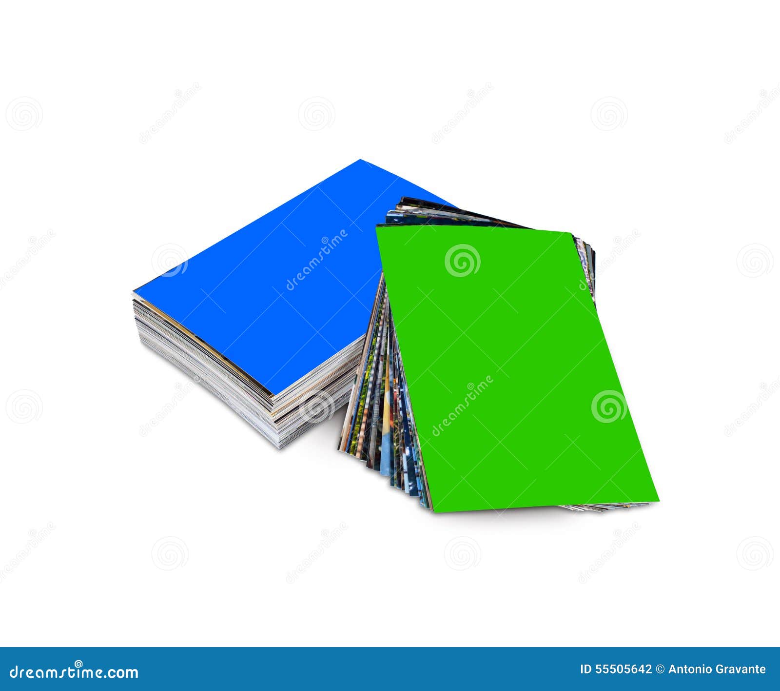 Stack of the Customizable Photos Stock Photo - Image of digital ...