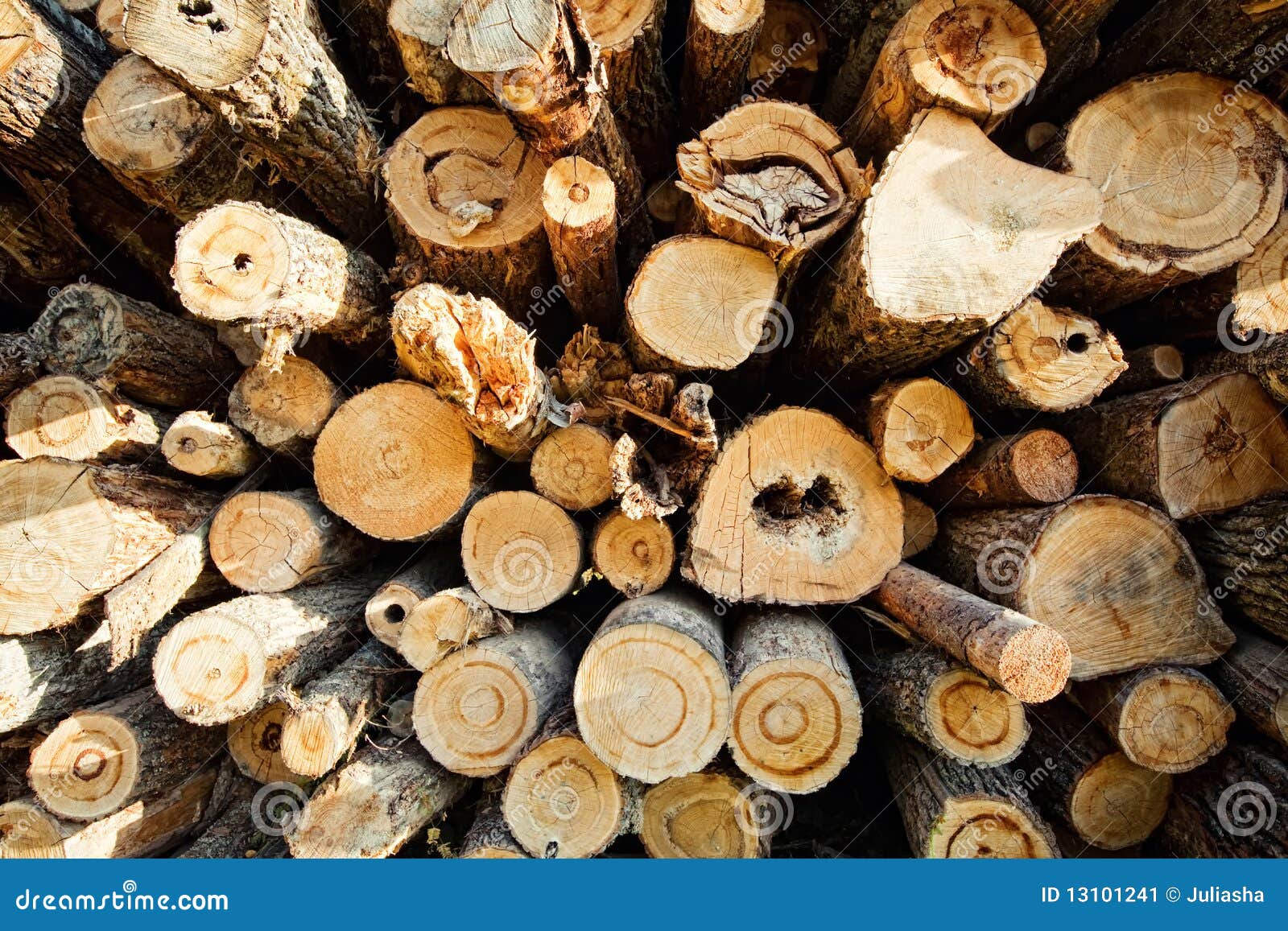 Stack of cut wood stock image. Image of natural, lumber - 13101241
