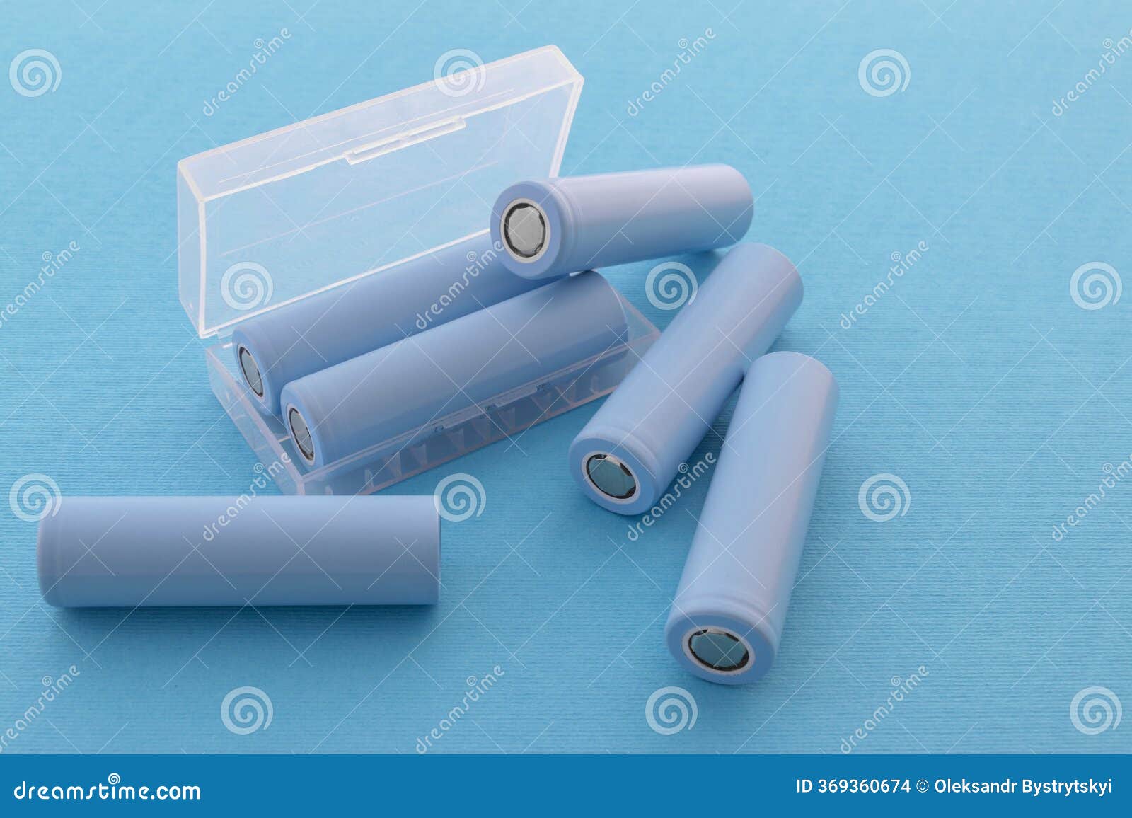 Stack Of 18650 Cylindrical Batteries On Black-orange Background, Stock ...