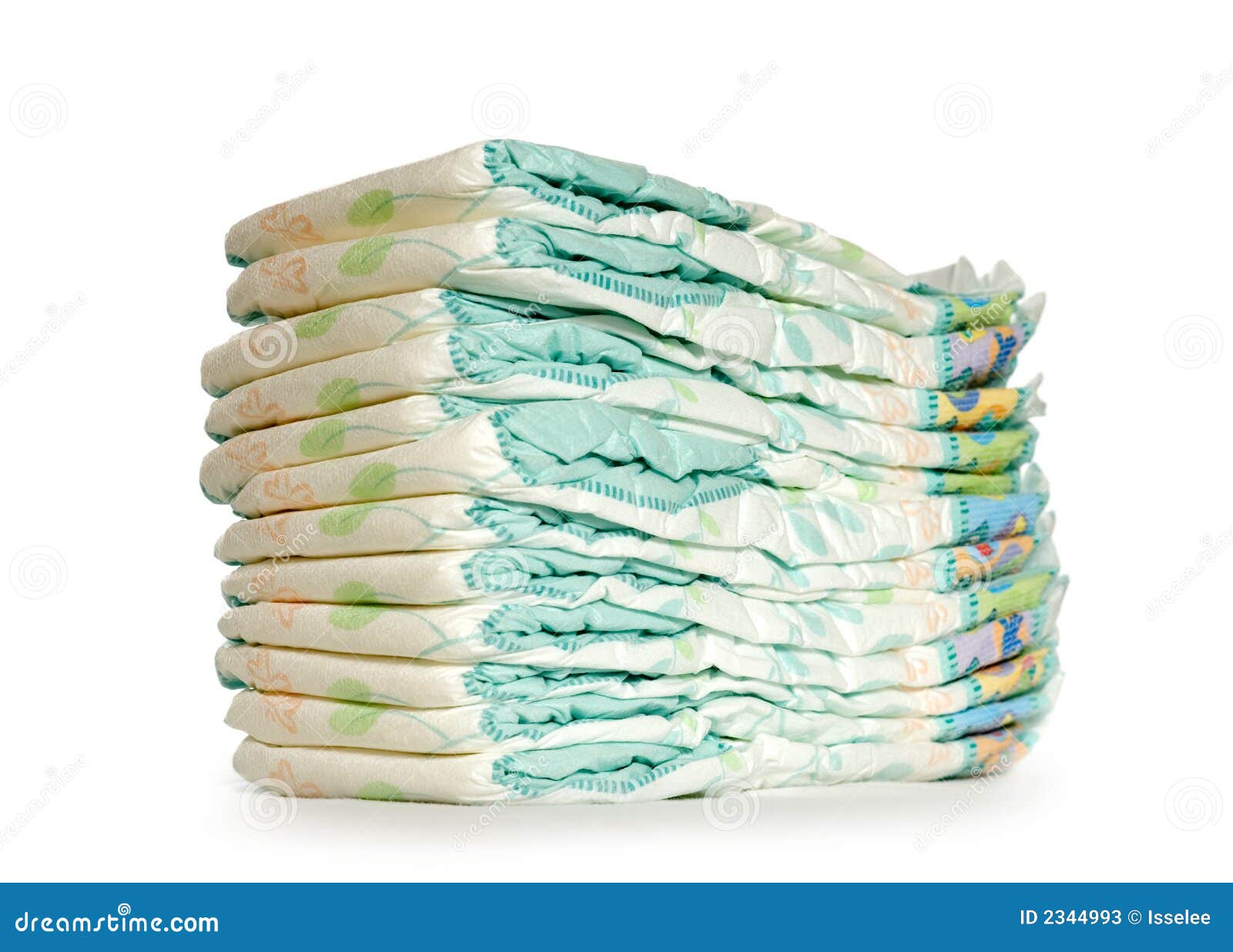 Stack Of Diapers Stock Image | CartoonDealer.com #12379321