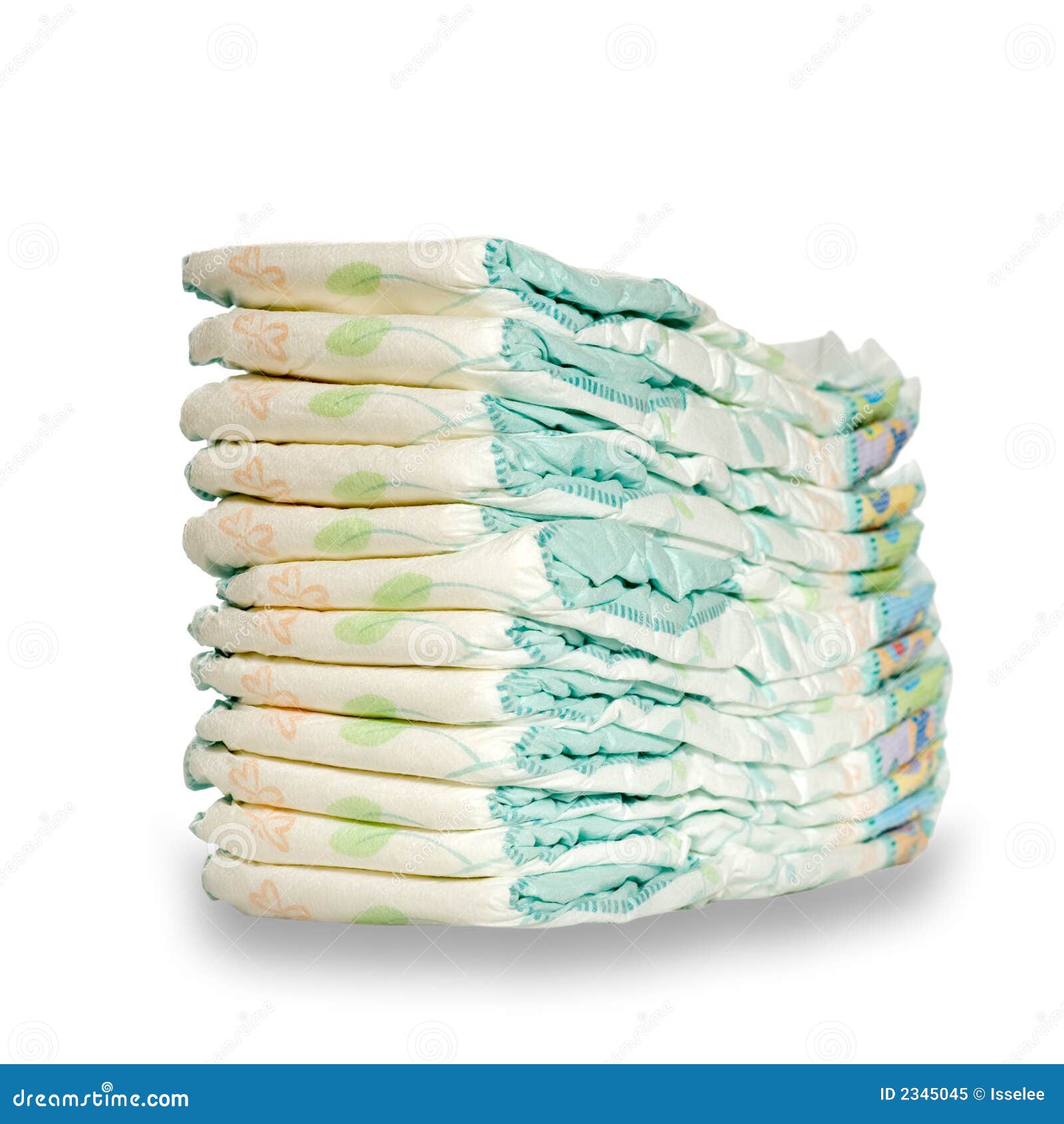 Stack of Diapers stock image. Image of care, table, toddler - 2345045