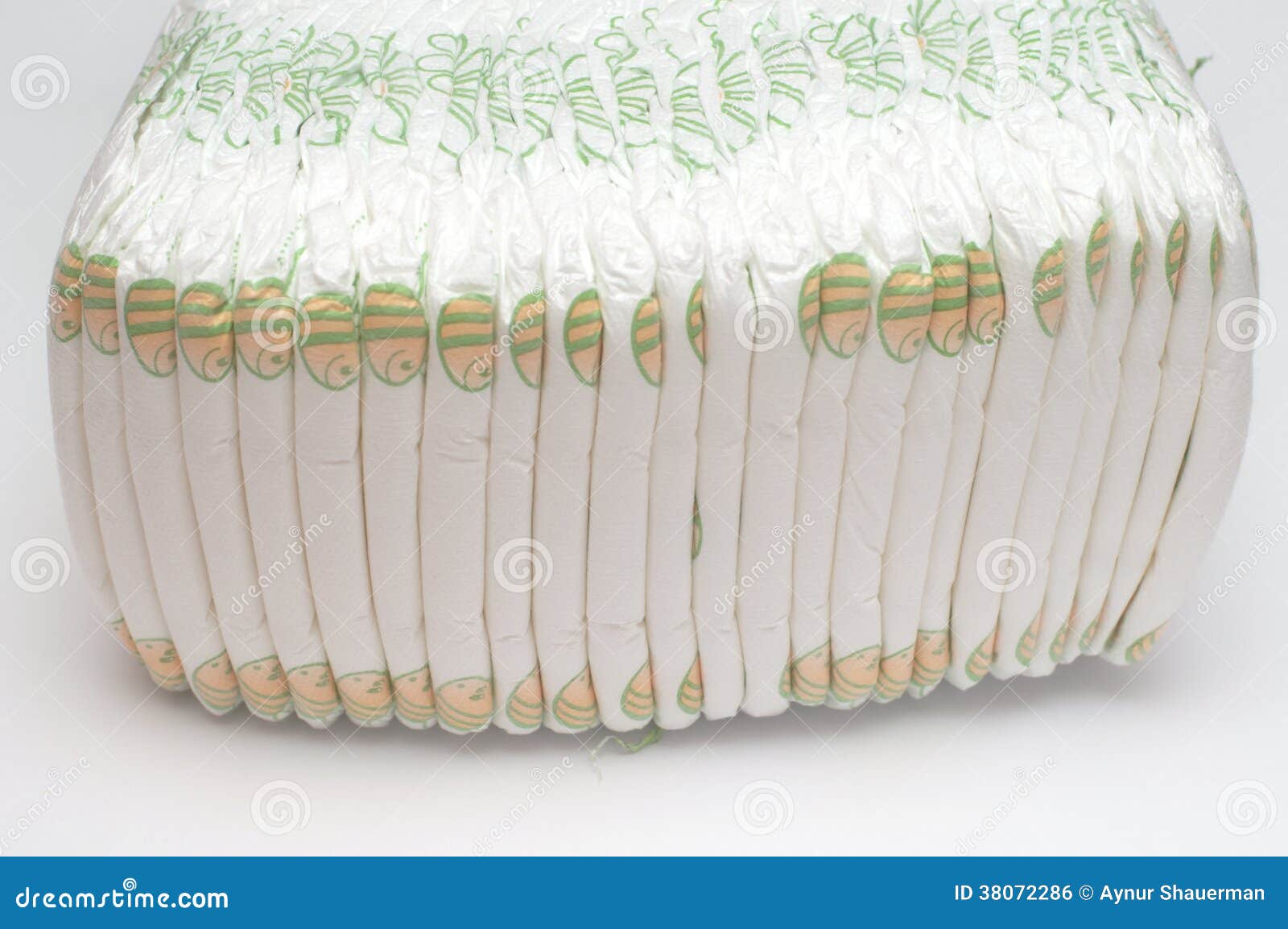 Stack of diapers stock photo. Image of clean, newborn - 38072286