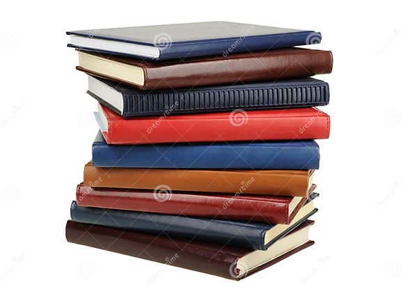 Stack of diaries or books stock image. Image of calendar - 337529493