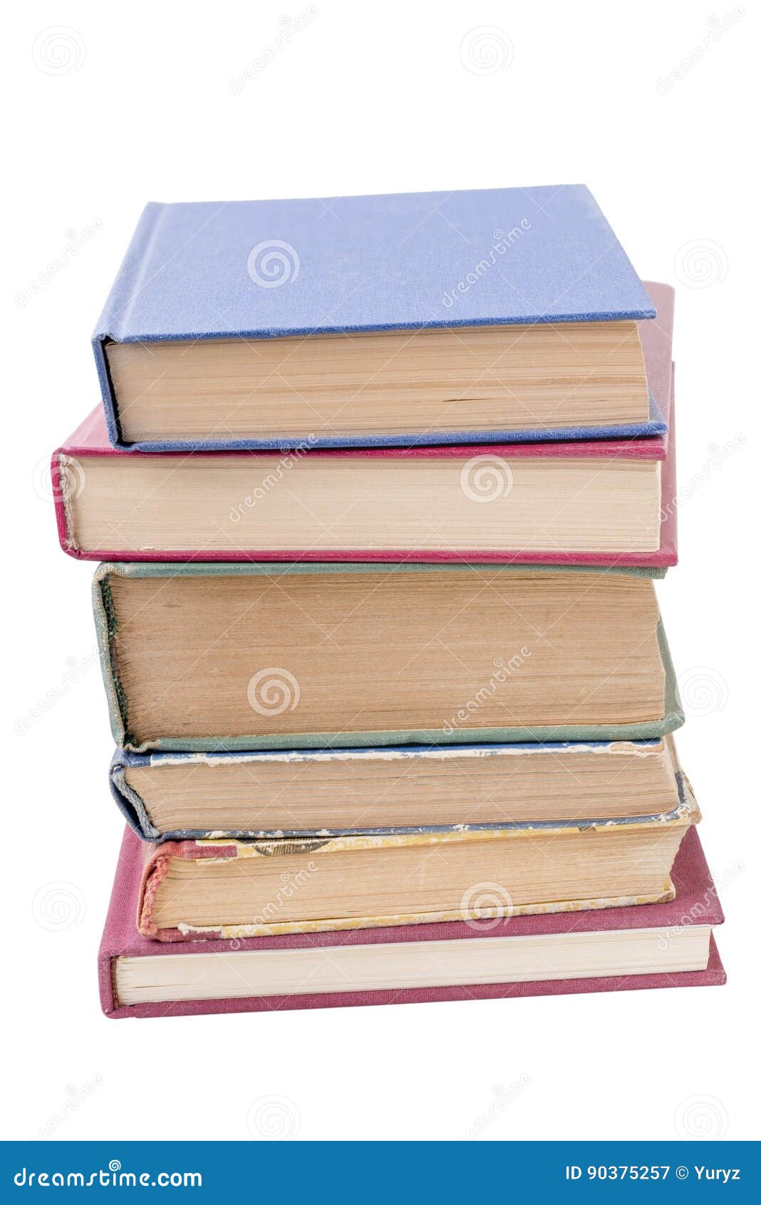Stack of different books stock image. Image of vintage - 90375257