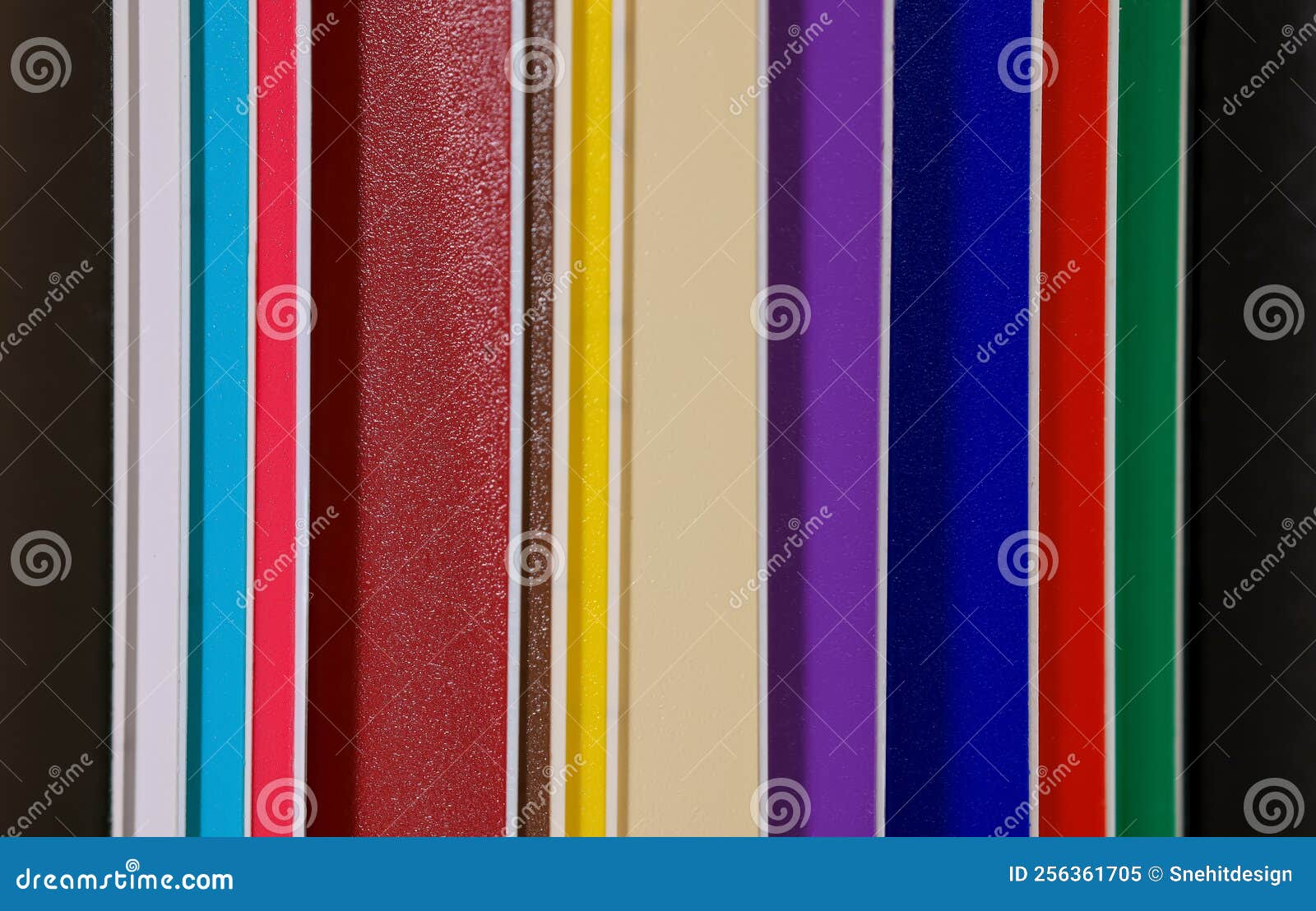 Stack of Different Color Vinyl Sheets Stock Image - Image of green ...