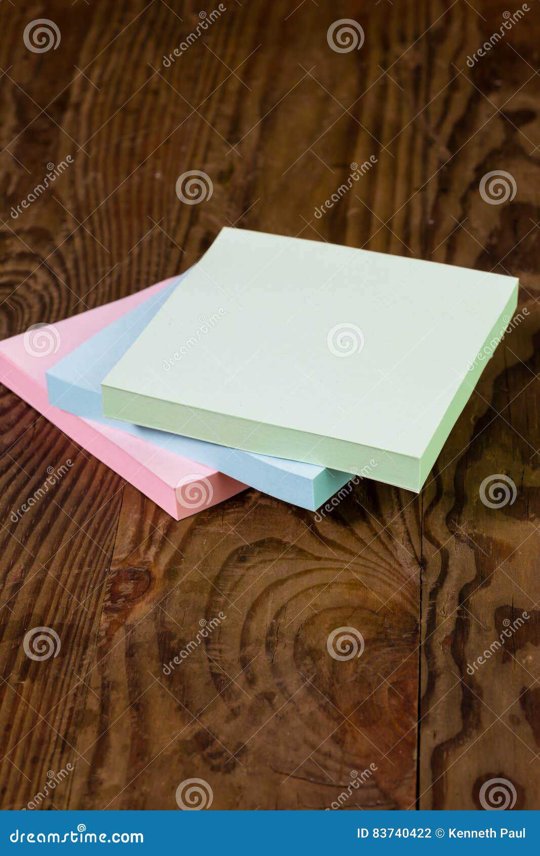 Stack of Different Colored Notepads Stock Photo - Image of pencils ...