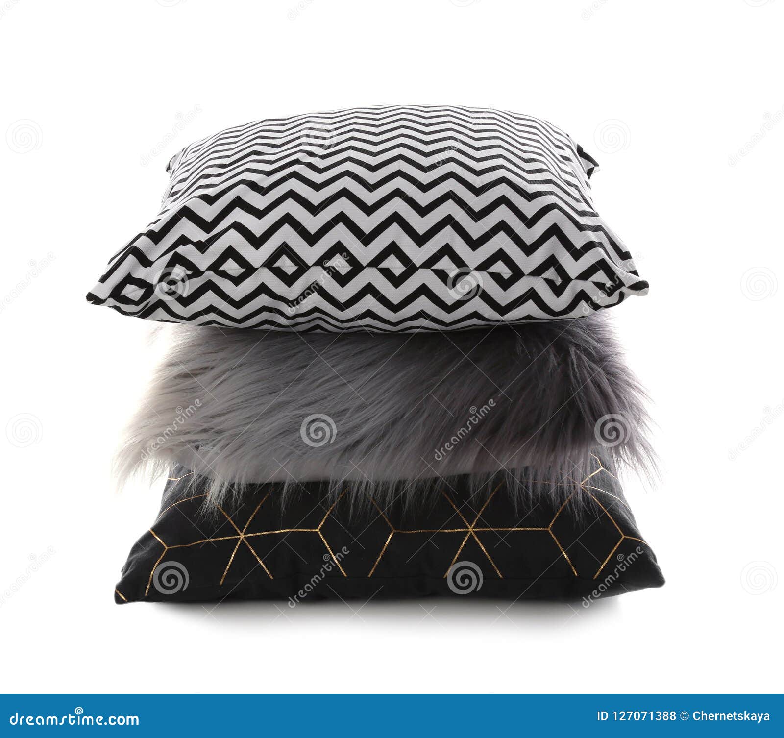 Stack of Different Colorful Pillows Stock Photo - Image of object ...