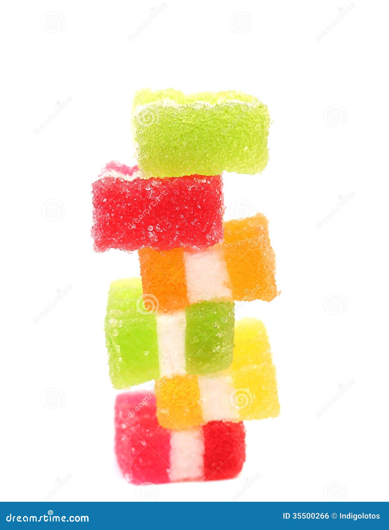 Stack of Different Fruit-paste Candies Stock Photo - Image of fruit ...